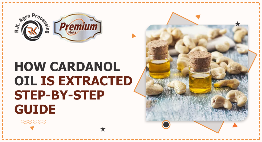 The Step-by-Step Process of Extraction of Cardanol Oil